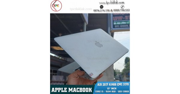 Macbook Air 2017 13 inch A1466 EMC 3178 |Core™ i5 (5350U) 1.8GHz 2 Cores 4 Threads , Ram 8GB ...